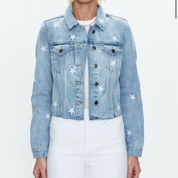 pistola | Jackets & Coats | Pistola Denim Jacket With White Stars ...